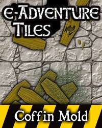 e-Adventure Tiles: Hazards - Coffin Mold - SkeletonKey Games | DriveThruRPG