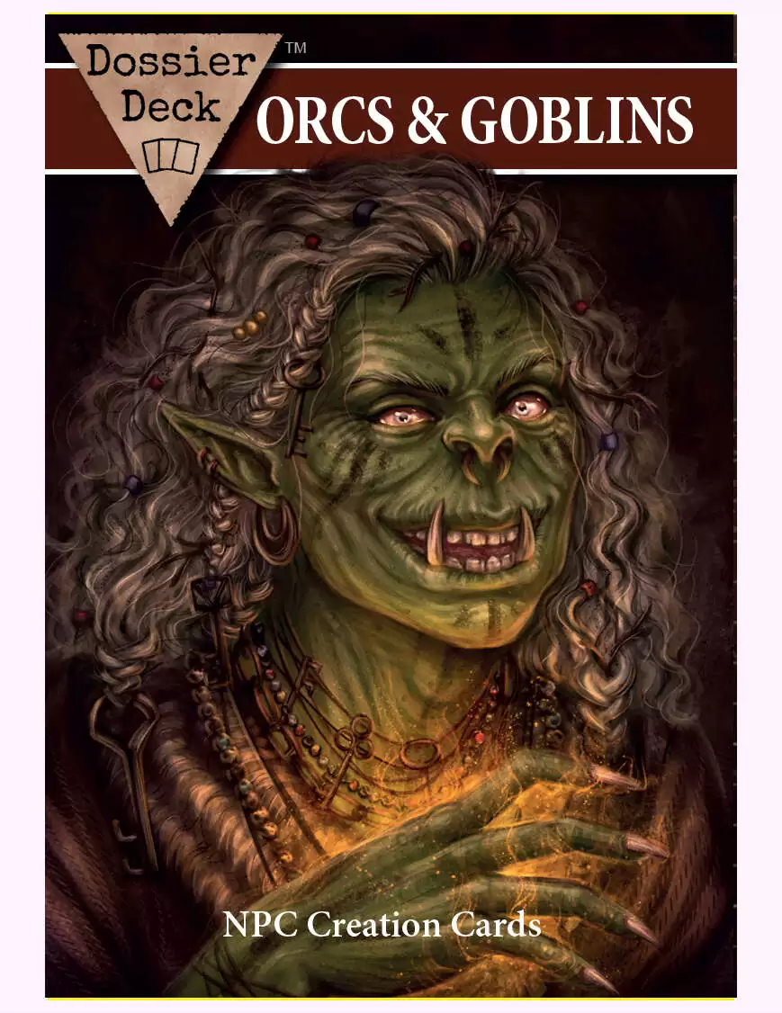 Dossier Deck: Orcs & Goblins - SkeletonKey Games | DriveThruRPG