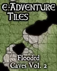 e-Adventure Tiles: Flooded Caves Vol. 2 - SkeletonKey Games | DriveThruRPG