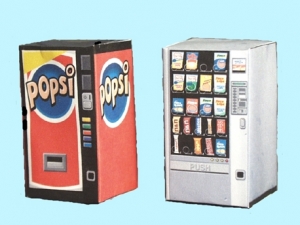 Vending Machines 3D paper scenery - Mega Miniatures | MODERN | DriveThruRPG