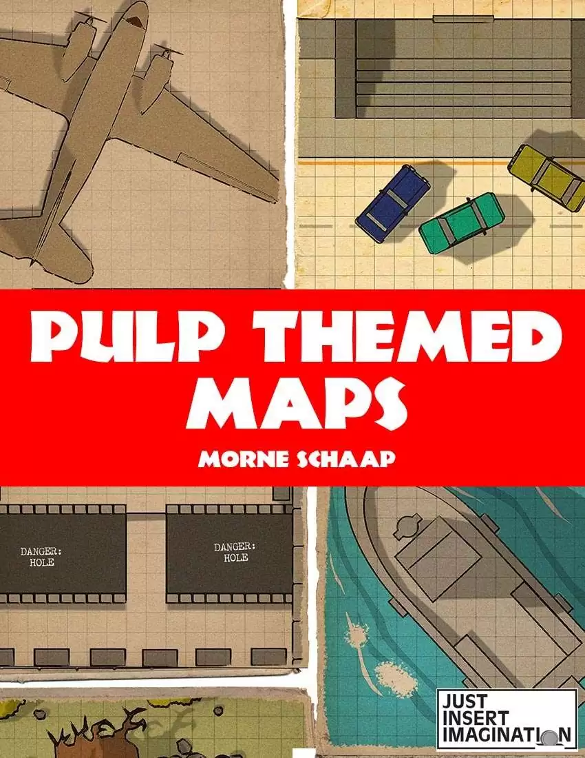 Pulp map pack - Just Insert Imagination | RPG Maps | DriveThruRPG