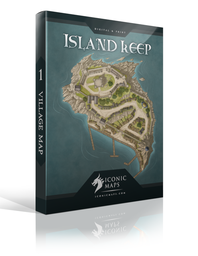 Island Keep - Iconic Maps | DriveThruRPG