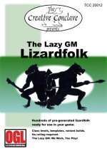 The Lazy GM: Lizardfolk - Creative Conclave | DriveThruRPG