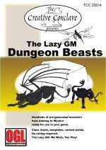 The Lazy GM: Dungeon Beasts - Creative Conclave | DriveThruRPG
