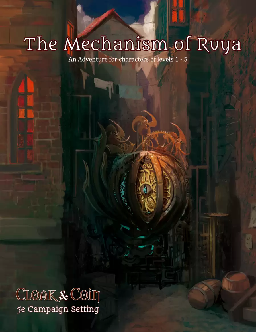The Mechanism of Ruya - Red Turban Press | DriveThruRPG