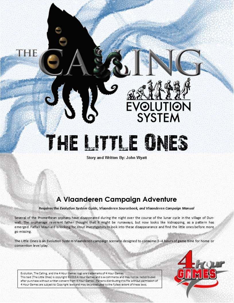 The Calling #1: The Little Ones - 4 Hour Games | DriveThruRPG