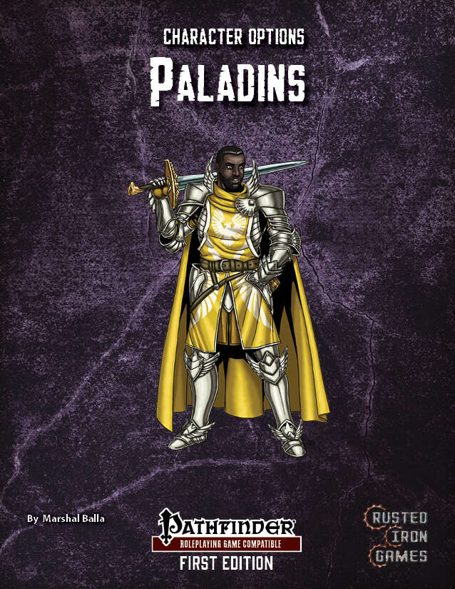 Character Options: Paladins - Rusted Iron Games | Character Options ...