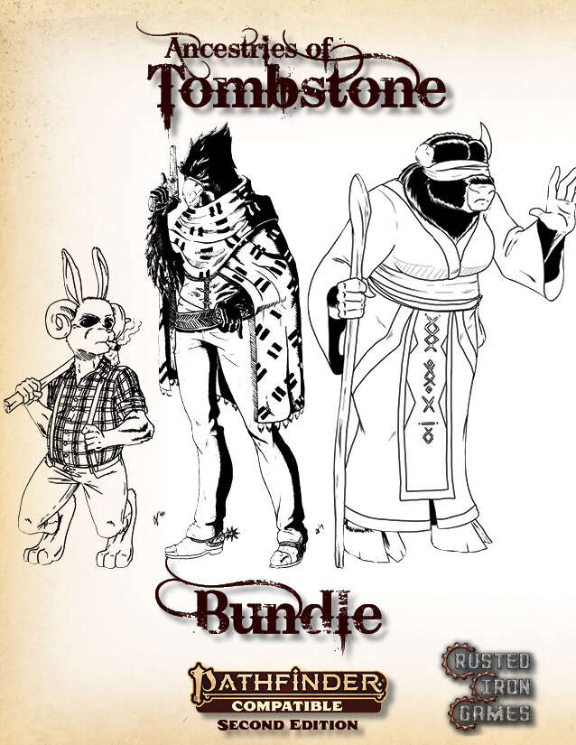 Ancestries of Tombstone Bundle [BUNDLE] - Rusted Iron Games | Tombstone ...