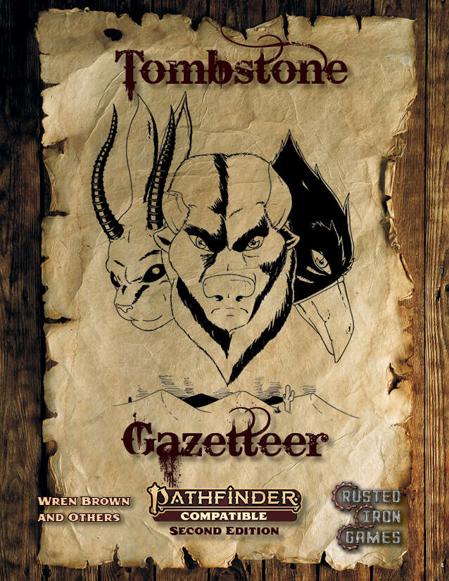 Tombstone Gazetteer - Rusted Iron Games | Tombstone (PF2) | Pathfinder ...