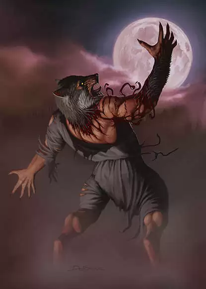 Cover full page - Werewolf - RPG Stock Art - Dean Spencer Art | Cover ...