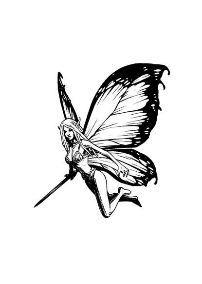 Filler spot - character: pixie - RPG Stock Art - Dean Spencer Art ...