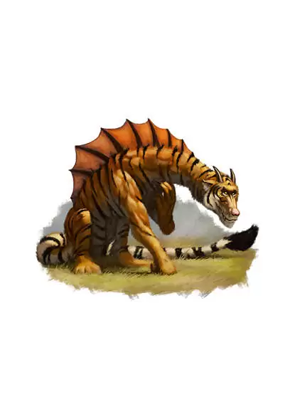 Filler spot colour - dragon: monkey tiger - RPG Stock Art - Dean ... Filler spot colour - dragon: monkey tiger - RPG Stock Art - Dean ...