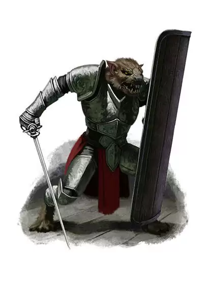 Filler spot colour - character: ratman in mithril armour - RPG Stock ...