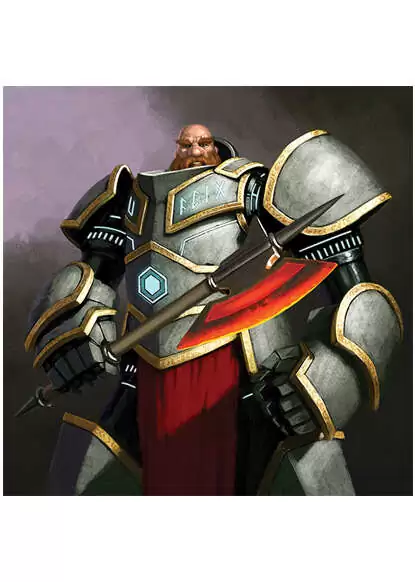 Colour card art - character: dwarven rune armour - RPG Stock Art - Dean ...