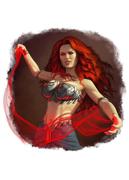 Filler spot colour - character: sorceress - RPG Stock Art - Dean ... Filler spot colour - character: sorceress - RPG Stock Art - Dean ...