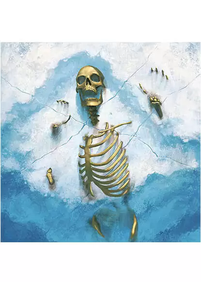 Colour card art - character: skeleton frozen - RPG Stock Art - Dean ...