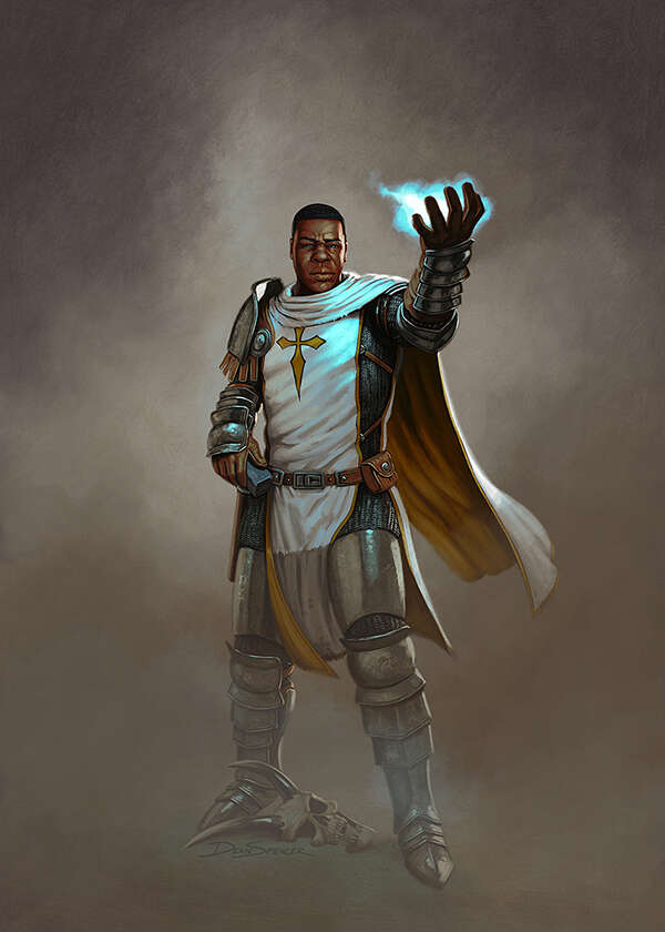 Cover full page - Paladin - RPG Stock Art - Dean Spencer Art | Cover ...