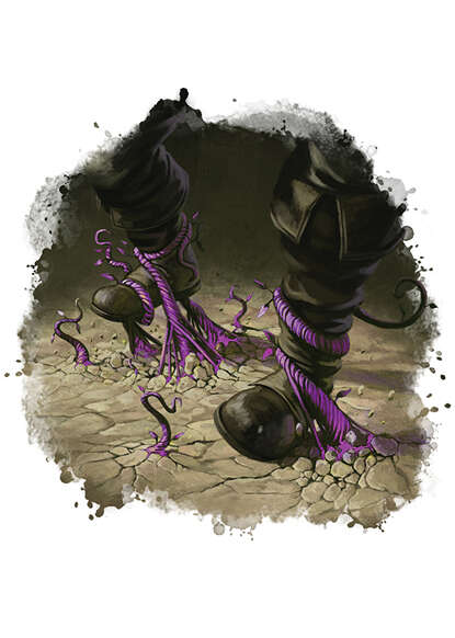 Filler spot colour - spell: entangling roots purple - RPG Stock Art ...