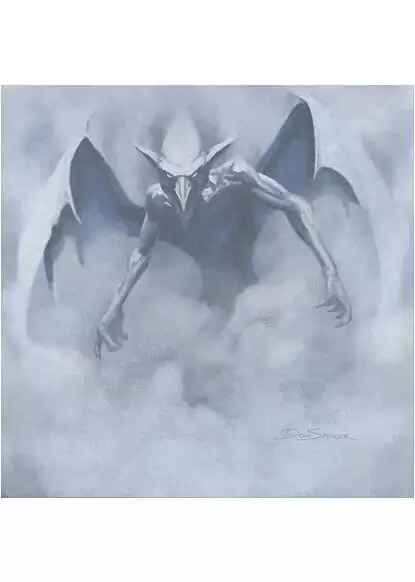 Colour card art - character: mephit steam - RPG Stock Art - Dean ...