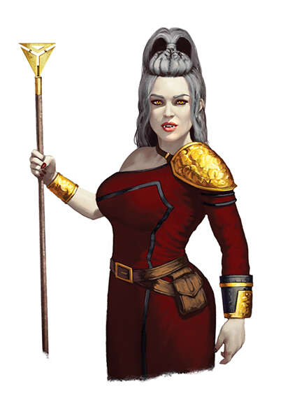 Colour cut out - character: vampire; cleric - RPG Stock Art - Dean ...