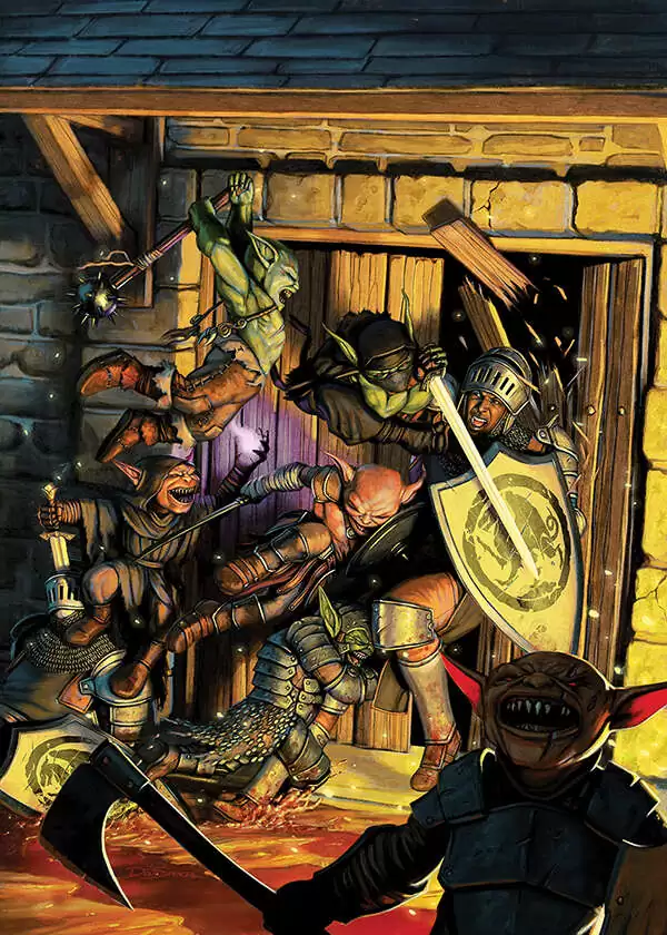 Cover full page - Goblin Attack - RPG Stock Art - Dean Spencer Art ...