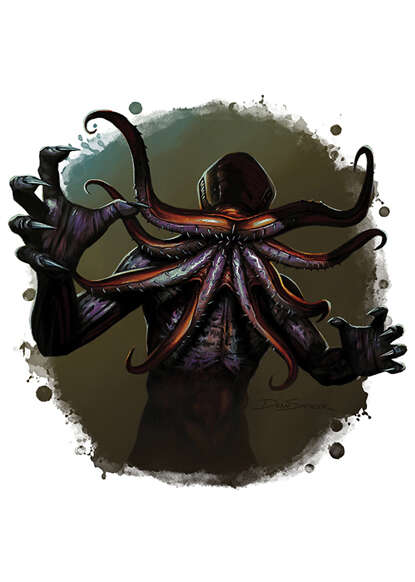 Filler spot colour - character: lovecraftian stalker - RPG Stock Art ...