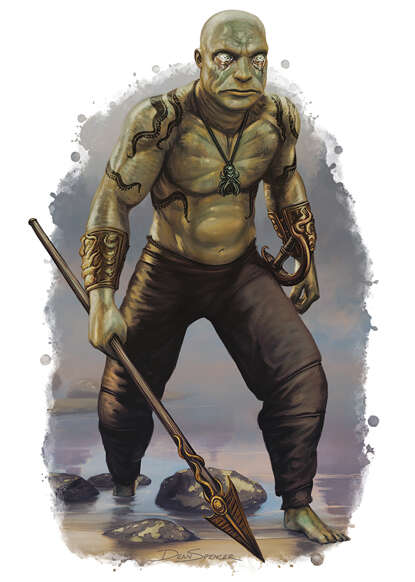 Character - Deep One Hybrid - RPG Stock Art - Dean Spencer Art ...