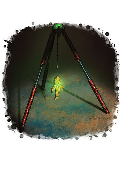 Filler spot colour - items: magical tripod - RPG Stock Art - Dean ...