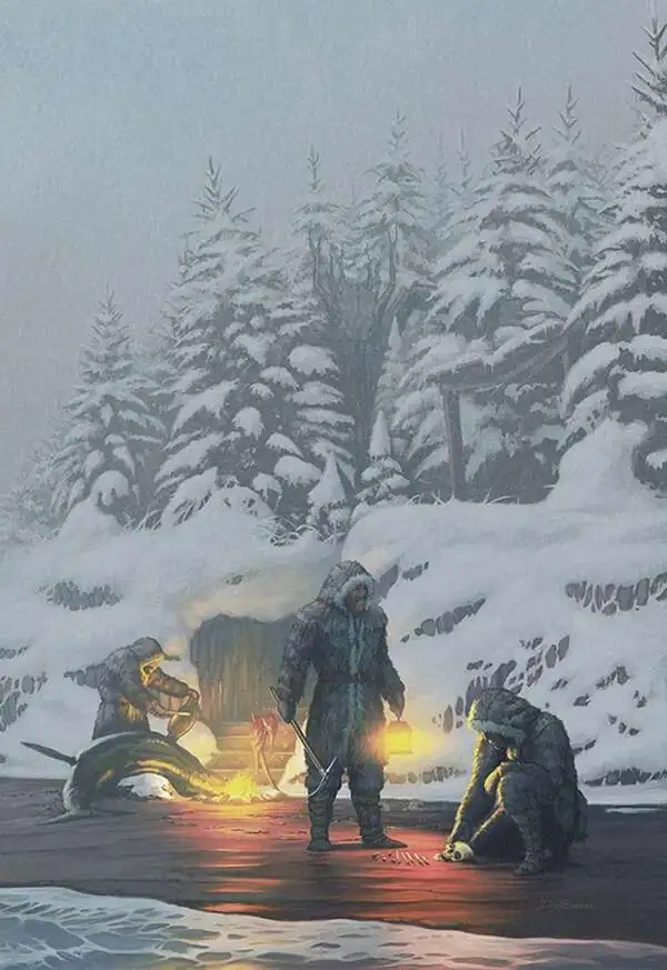 Cover full page - Ithaqua - RPG Stock Art - Dean Spencer Art | Cover ...