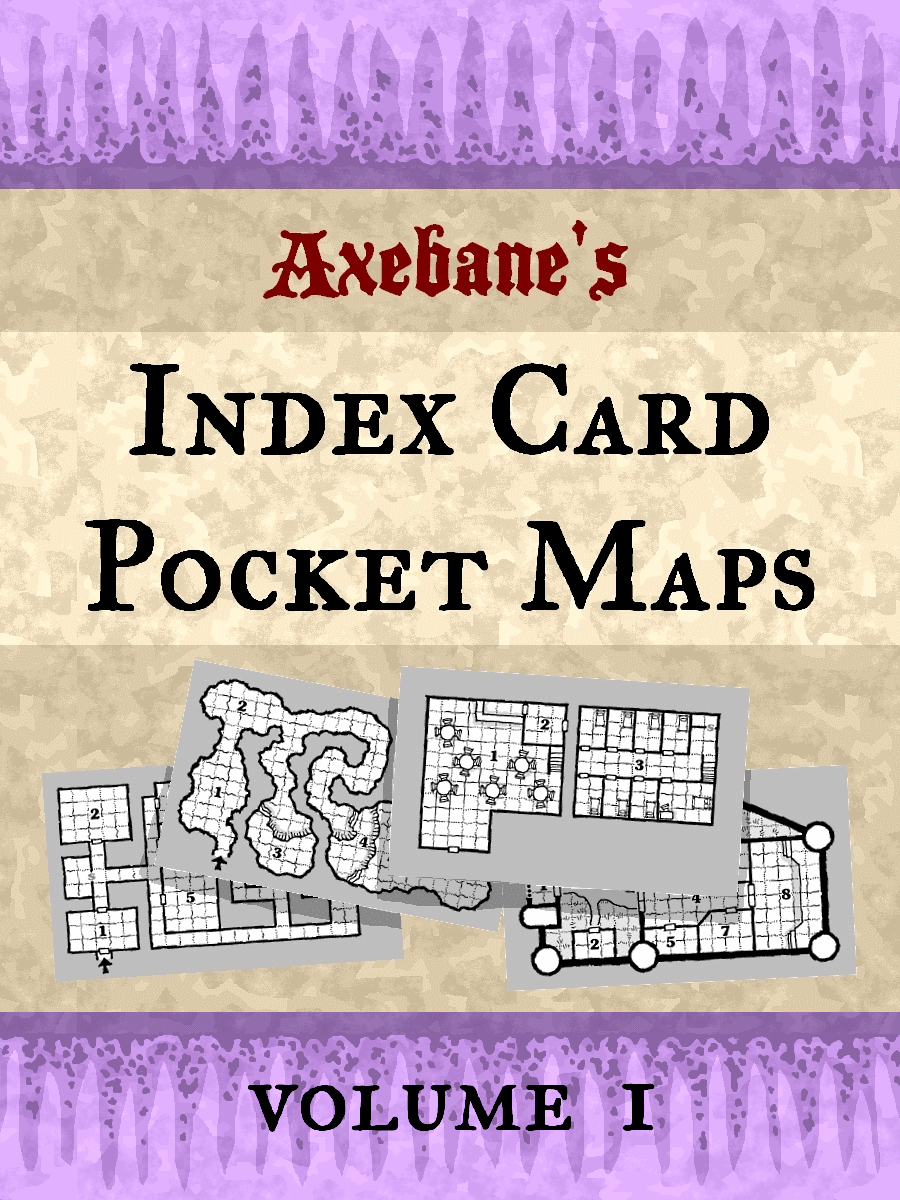 Axebanes Index Card Pocket Maps - Axebane Games | DriveThruRPG