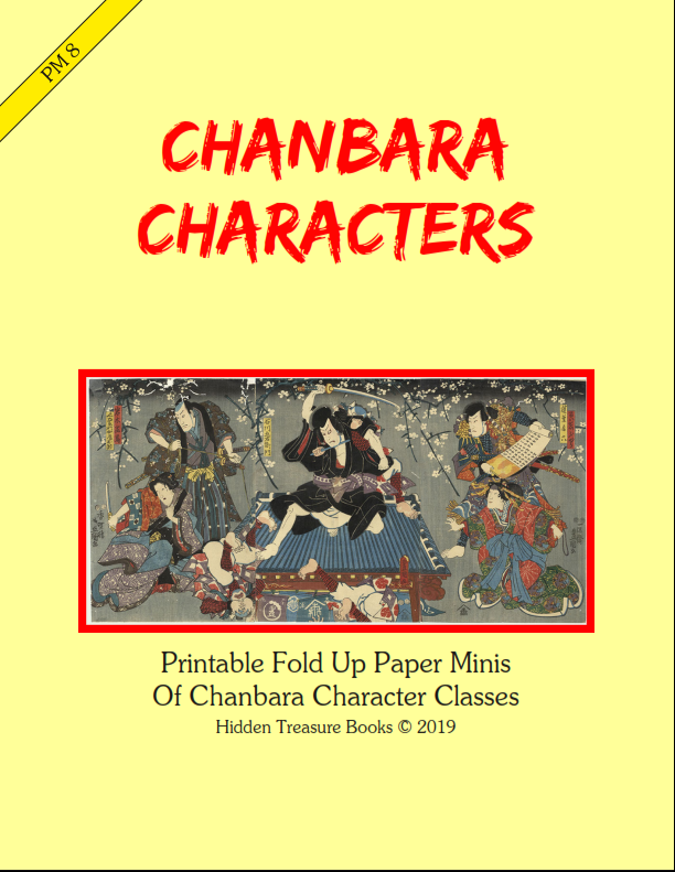 PM8 Chanbara Characters - Hidden Treasure Books | DriveThruRPG