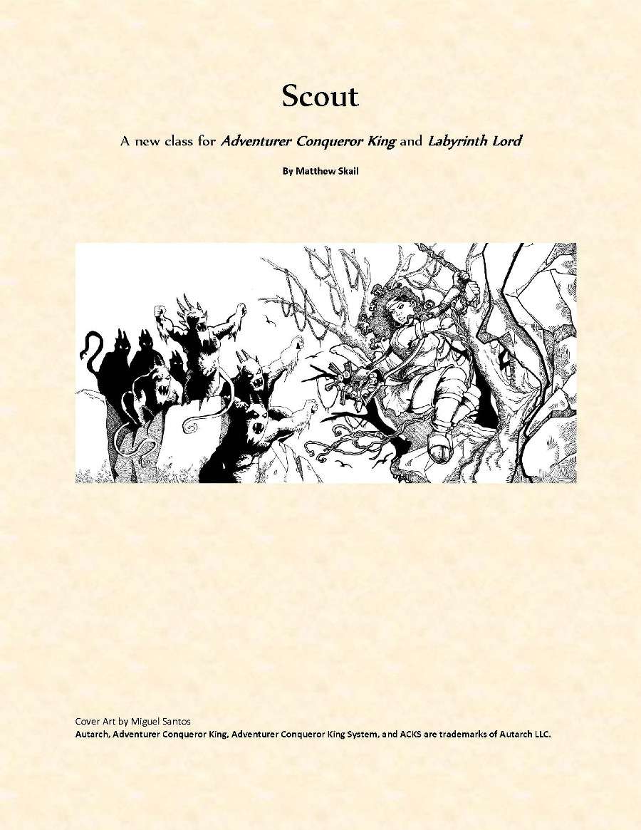 Scout - DYS Games | DriveThruRPG