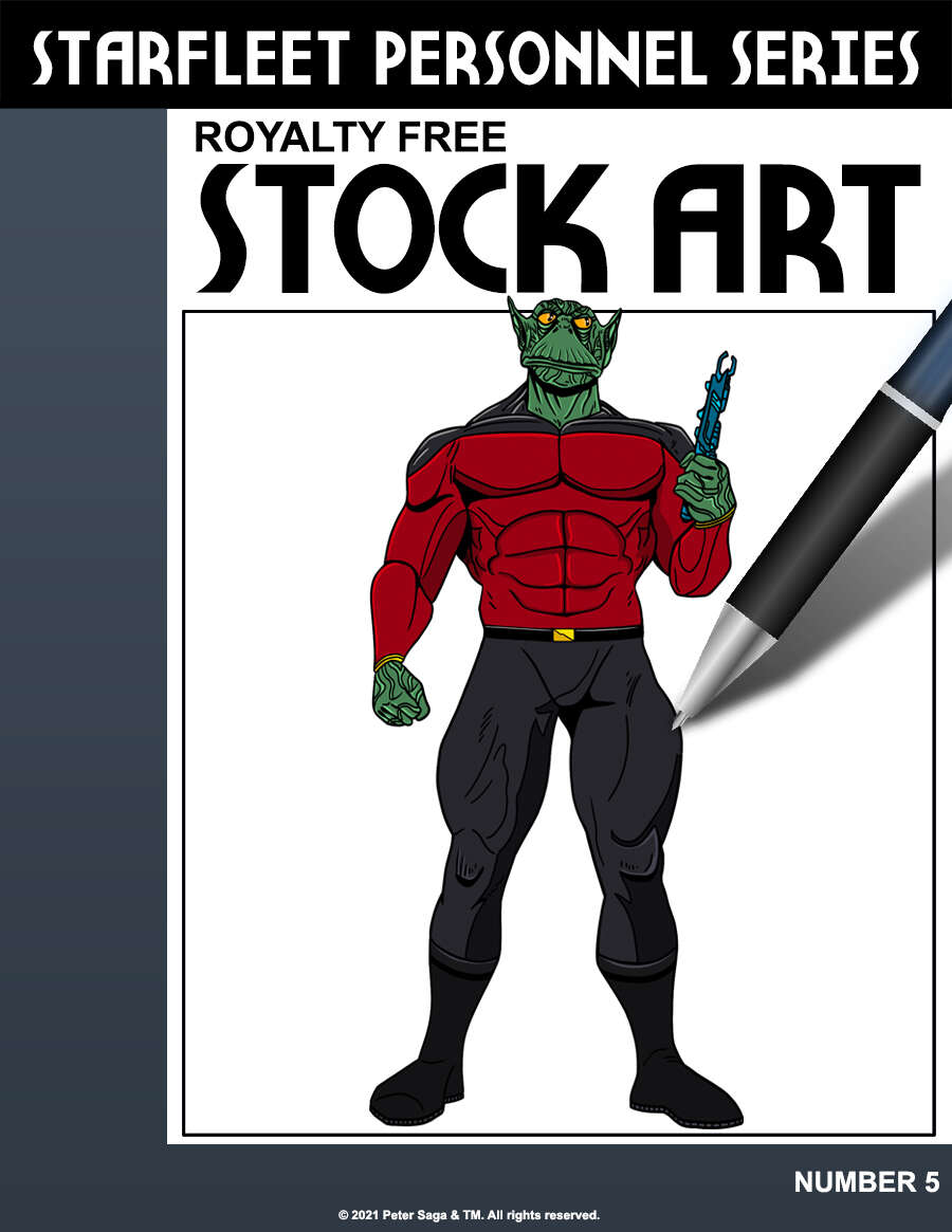 Starfleet Personnel Stock Art Series #5 - Saga Arts | SciFi Stock Art ...