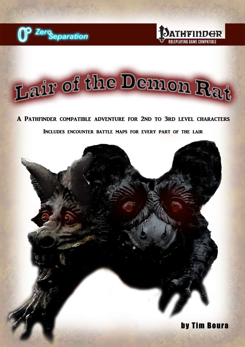 Lair of the Demon Rat - Zero Separation Ltd | DriveThruRPG