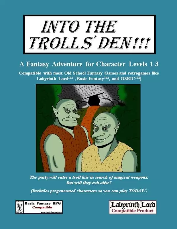 Into the Trolls' Den - Sharp Mountain Games | DriveThruRPG