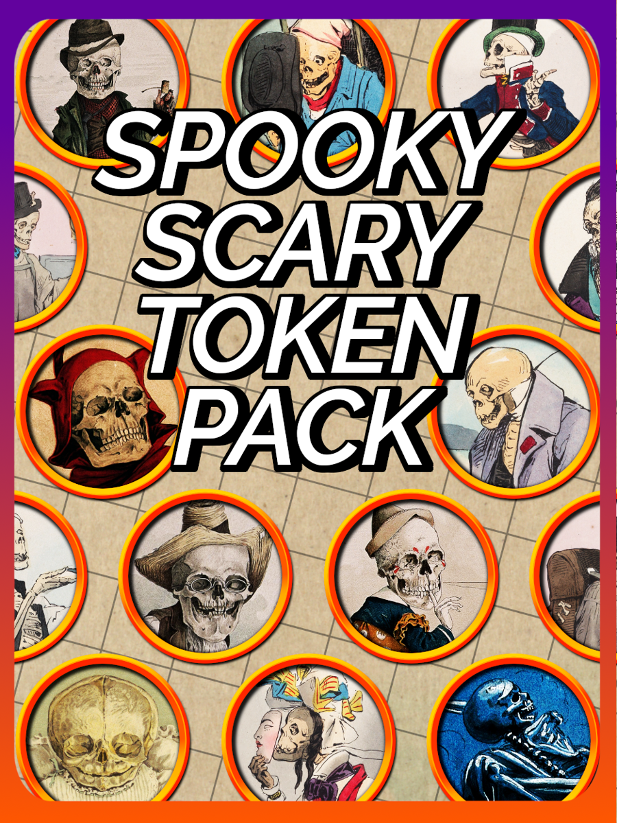 Spooky Scary Token Pack - SailorCat | DriveThruRPG