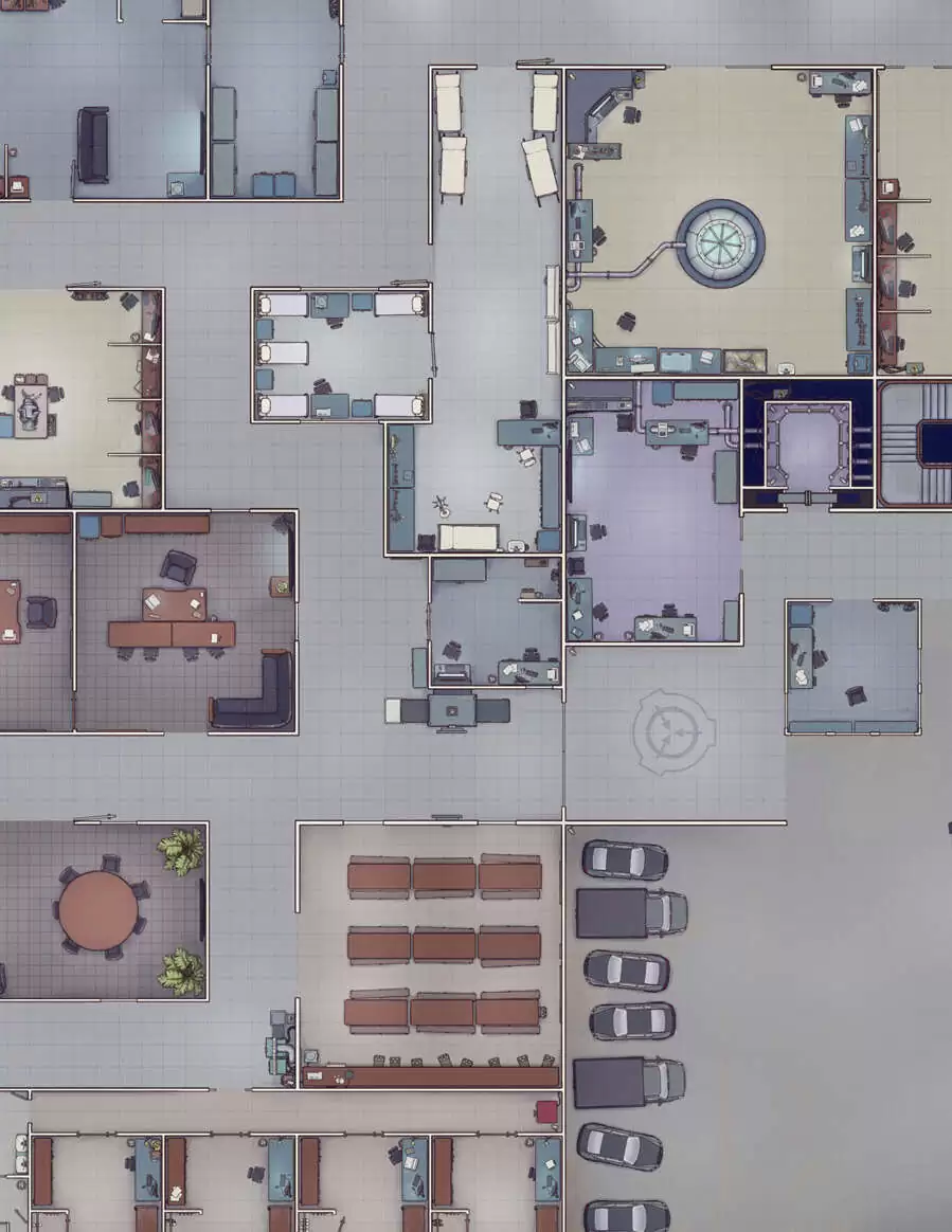 SCP Site 093 Map files - 26 Letter Publishing | SCP The Tabletop RPG ...