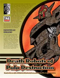 Death Robots of Pulp Destruction (D20 Modern) - LPJ Design | Haven ...