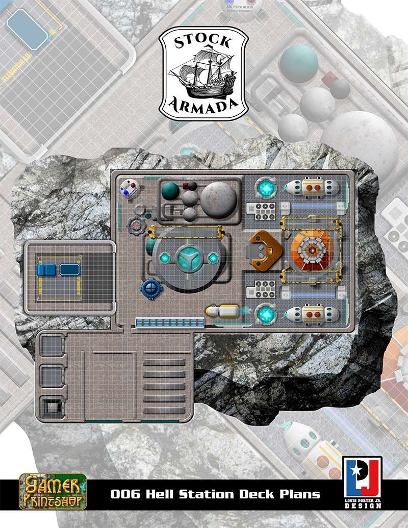 Stock Armada: 006 Hell Station Deck Plans - LPJ Design | Image ...