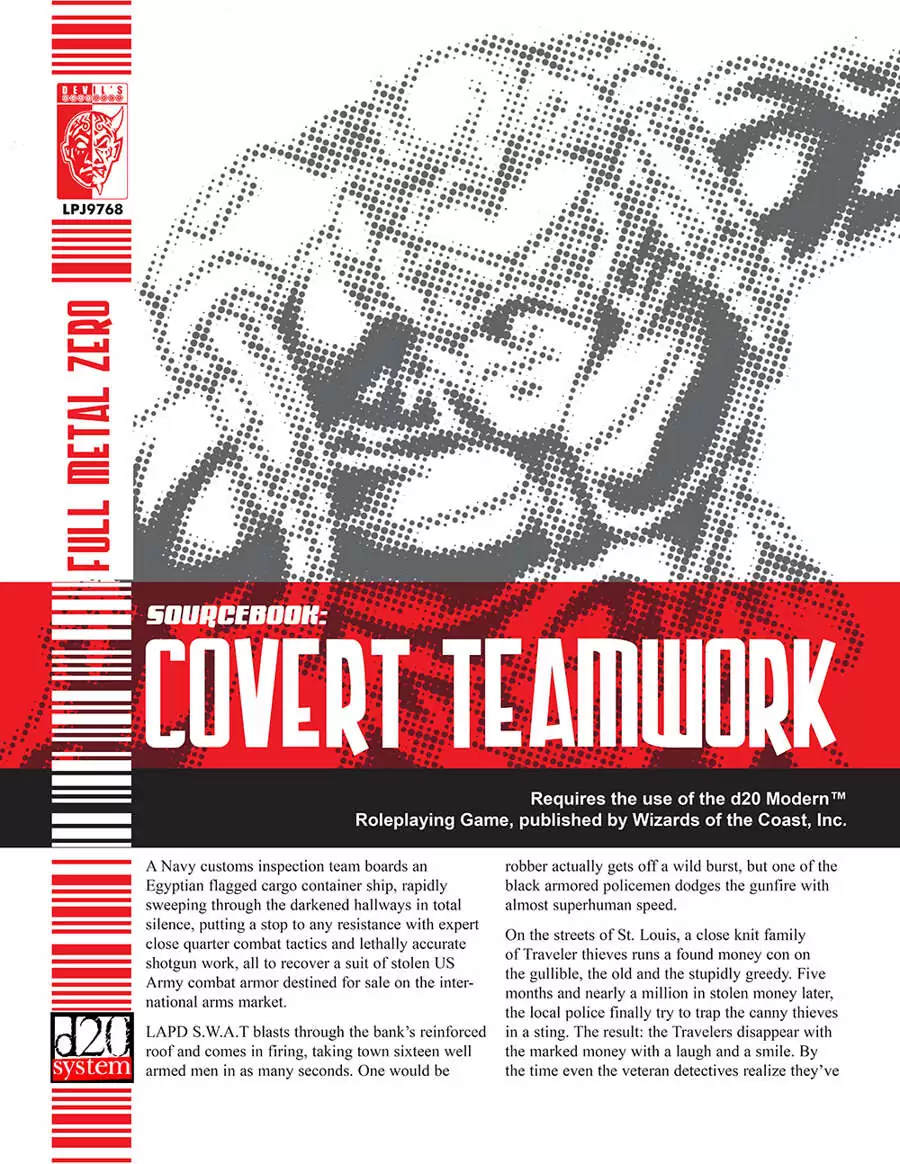 Covert Teamwork (D20 Modern) - LPJ Design | Haven: City of Violence D20 Modern | Haven: Full ...