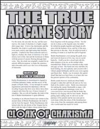 The True Arcane Story: Cloak of Charisma (D20 OGL) - LPJ Design | The ...