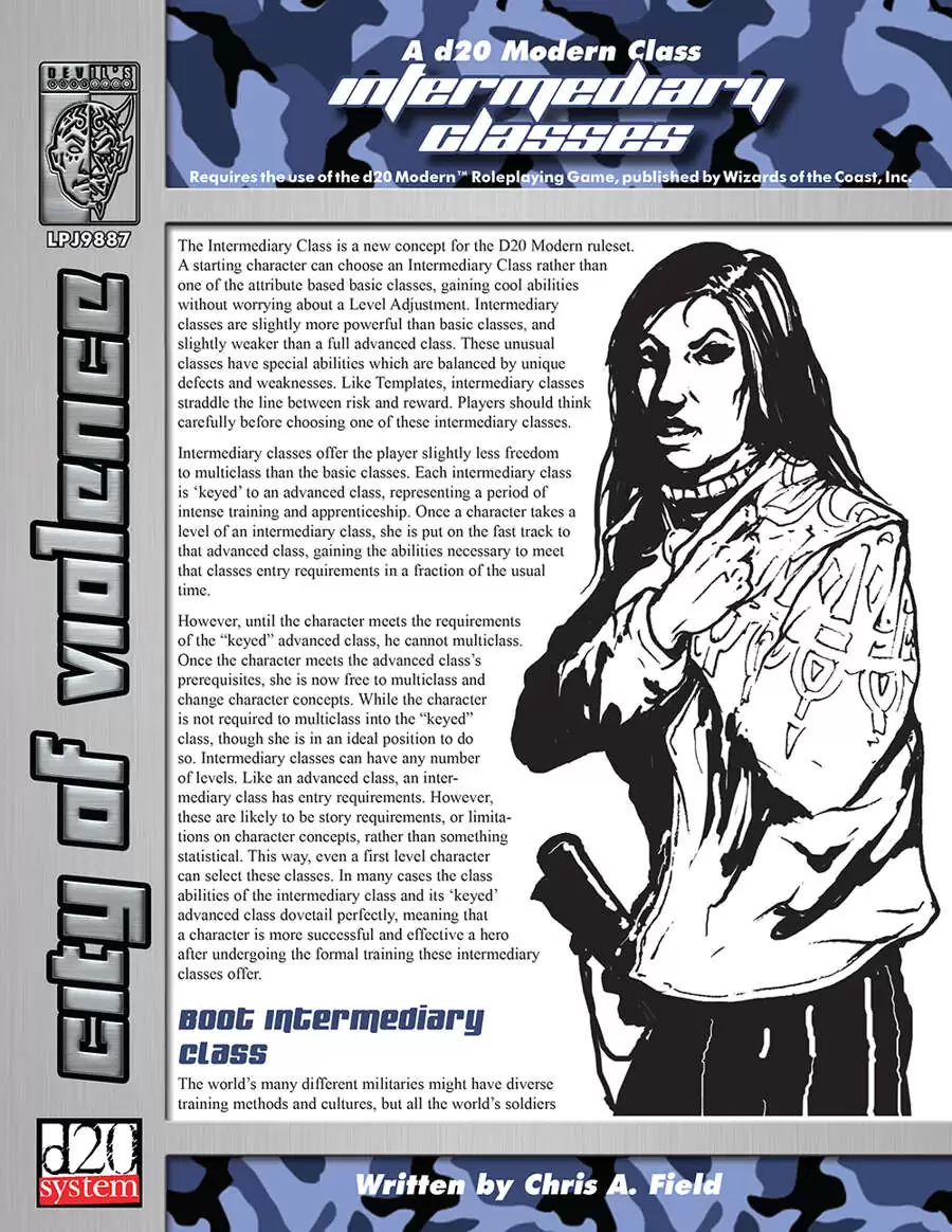 Intermediary Classes (D20 Modern) - LPJ Design | Haven: City of ...