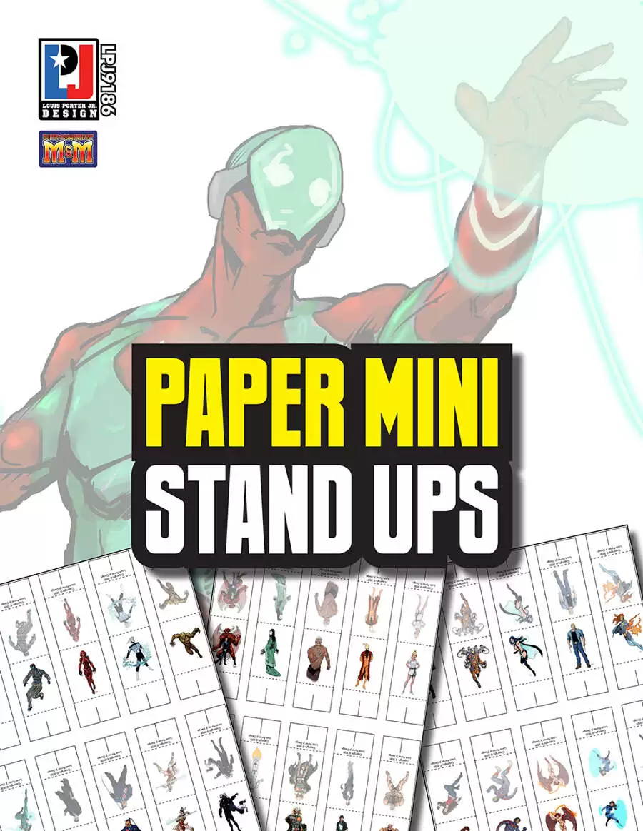 Paper Mini Stand Ups (Super-Powered by M&M) - LPJ Design | OGL ...
