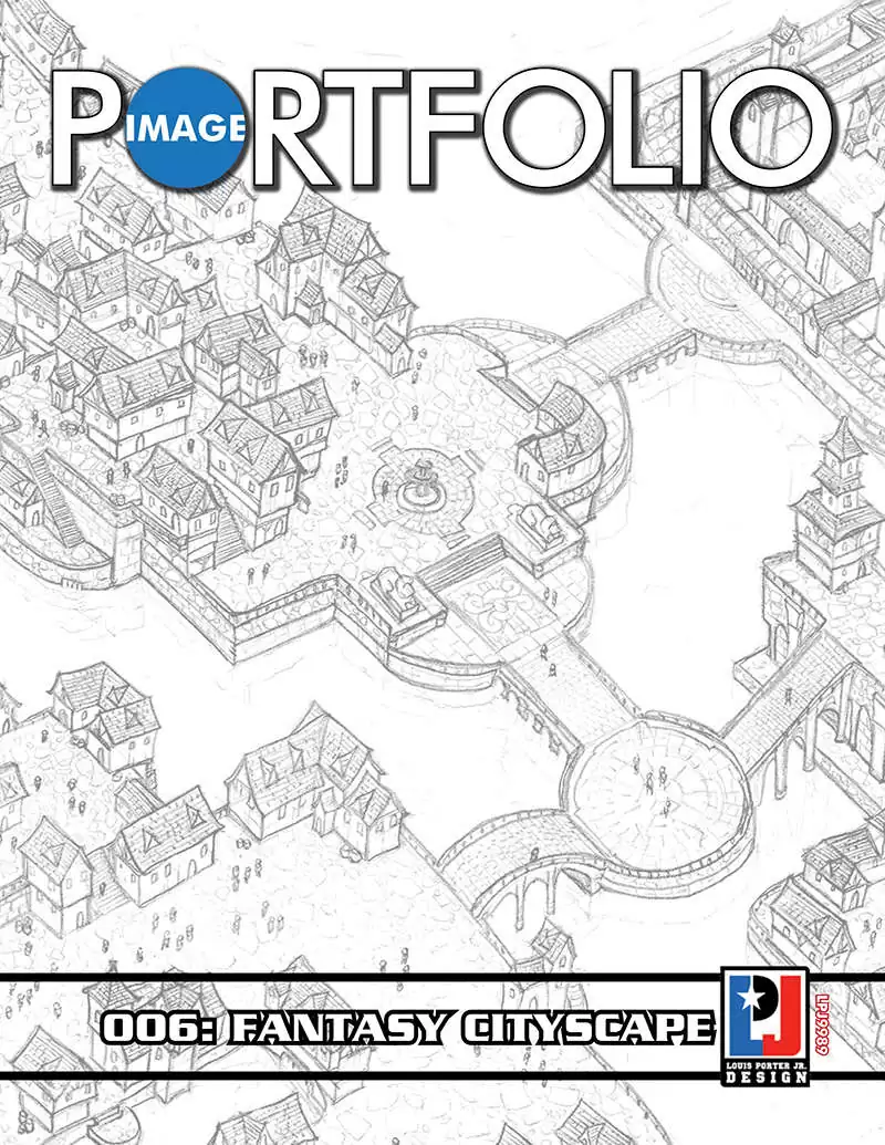 Image Portfolio 006 Fantasy Cityscape - LPJ Design | Image Portfolio ...