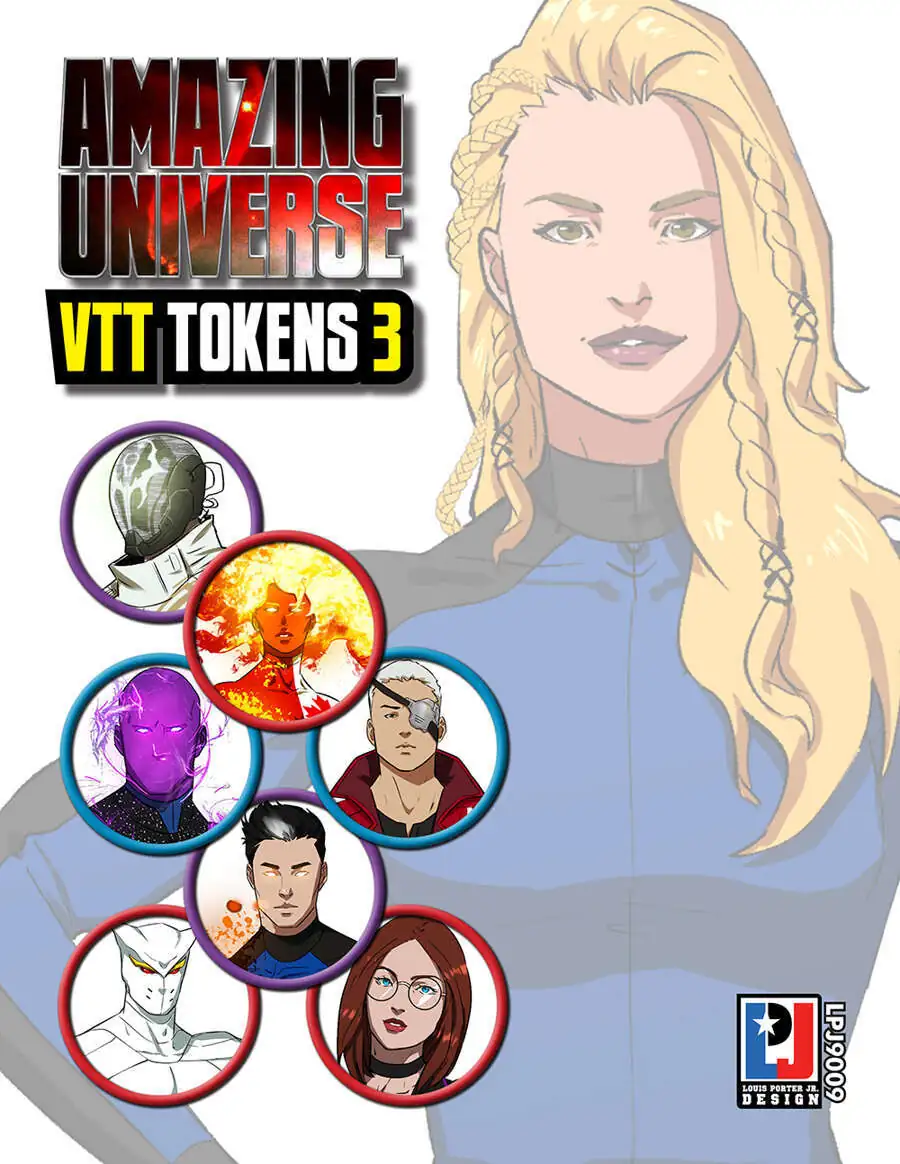 Amazing Universe VTT 3 Tokens - LPJ Design | Amazing Universe (Super ...