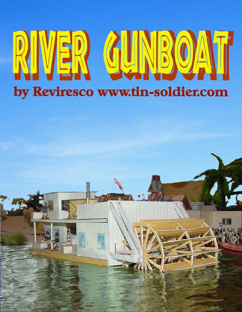 River Gunboat 1/64th Scale - Reviresco tin-soldier | DriveThruRPG