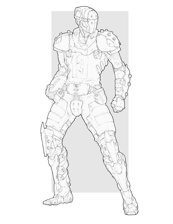 Future Football Player - RPG Stock Art - Rian Trost RPG Stock Art ...