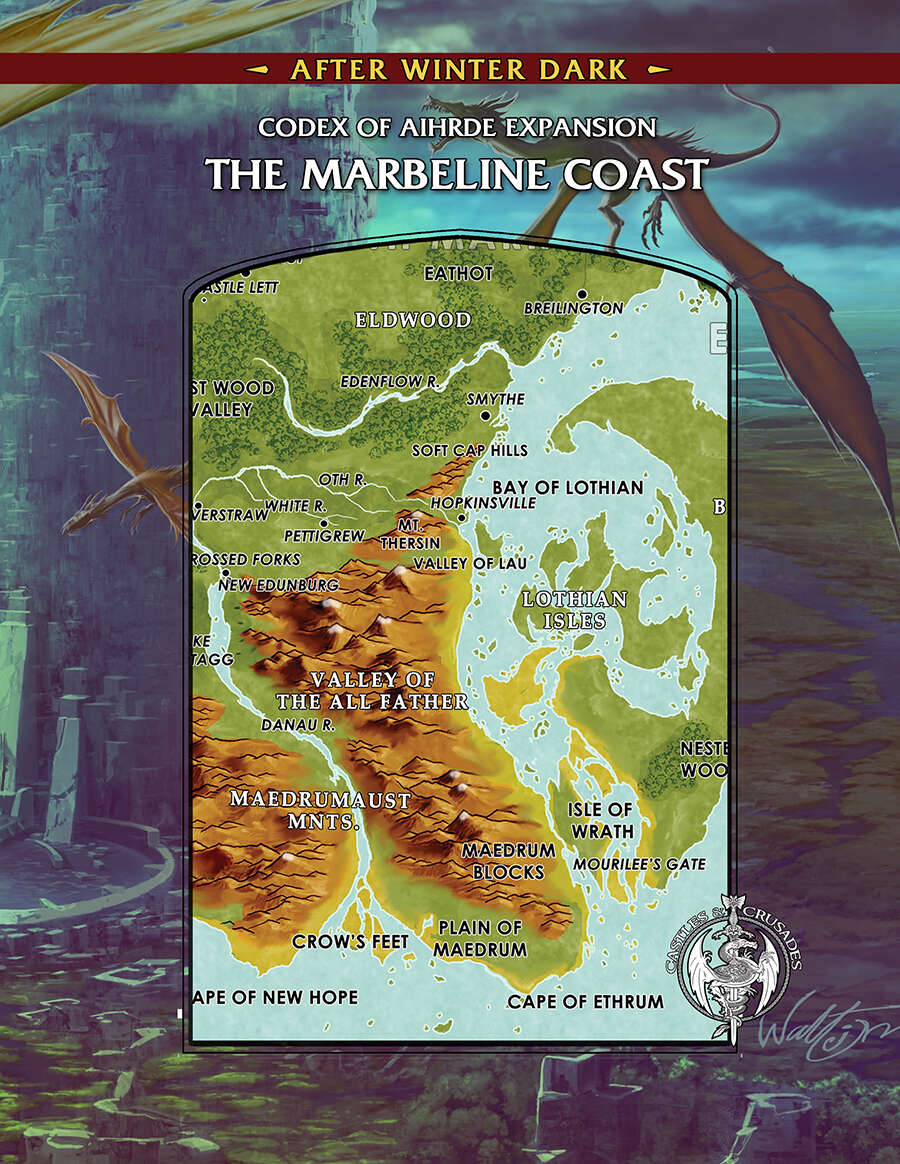 Codex of Aihrde Expansion The Marbeline Coast - Troll Lord Games ...