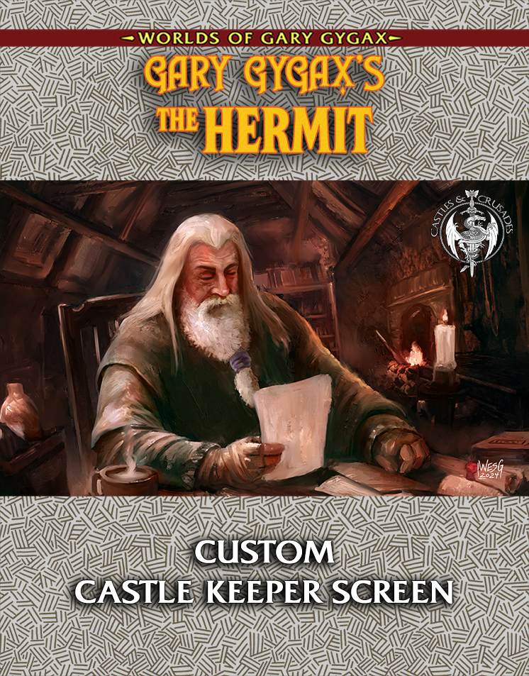 Gary Gygax’s The Hermit Castle Keeper Screen - Troll Lord Games ...