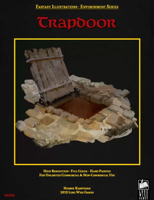 Fantasy Art - Trapdoor - Lore Wise Games | Fantasy Stock Art | DriveThruRPG